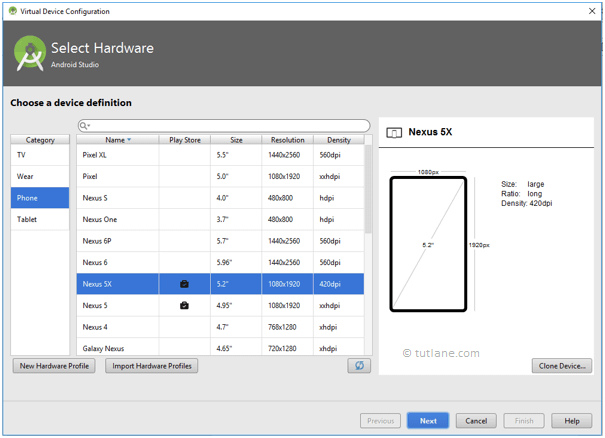 Android Setup Emulator or Create AVD (Android Virtual Device) - Tutlane Android Setup Emulator or Create AVD (Android Virtual Device) - Tutlane