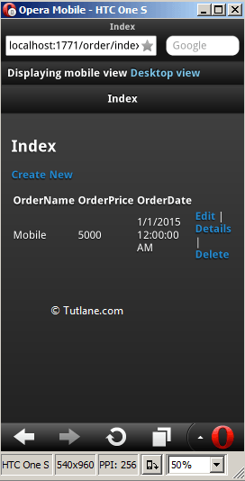 Use Jquery Mobile Mvc To Build Mobile Based Application In Aspnet Mvc Tutlane